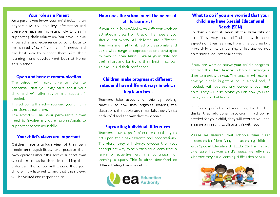 EA information leaflets